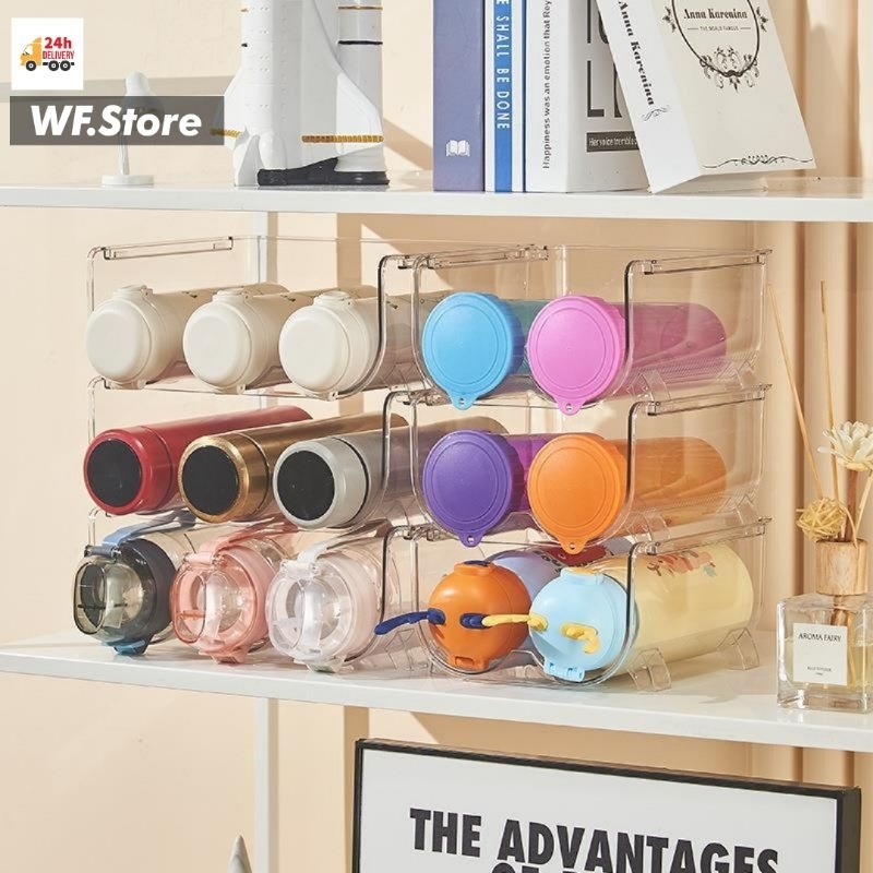 [𝗥𝗘𝗔𝗗𝗬 𝗦𝗧𝗢𝗖𝗞 🇲🇾] BOTTLE RACK RAK BOTOL AIR WATER BOTTLE ORGANIZER ...
