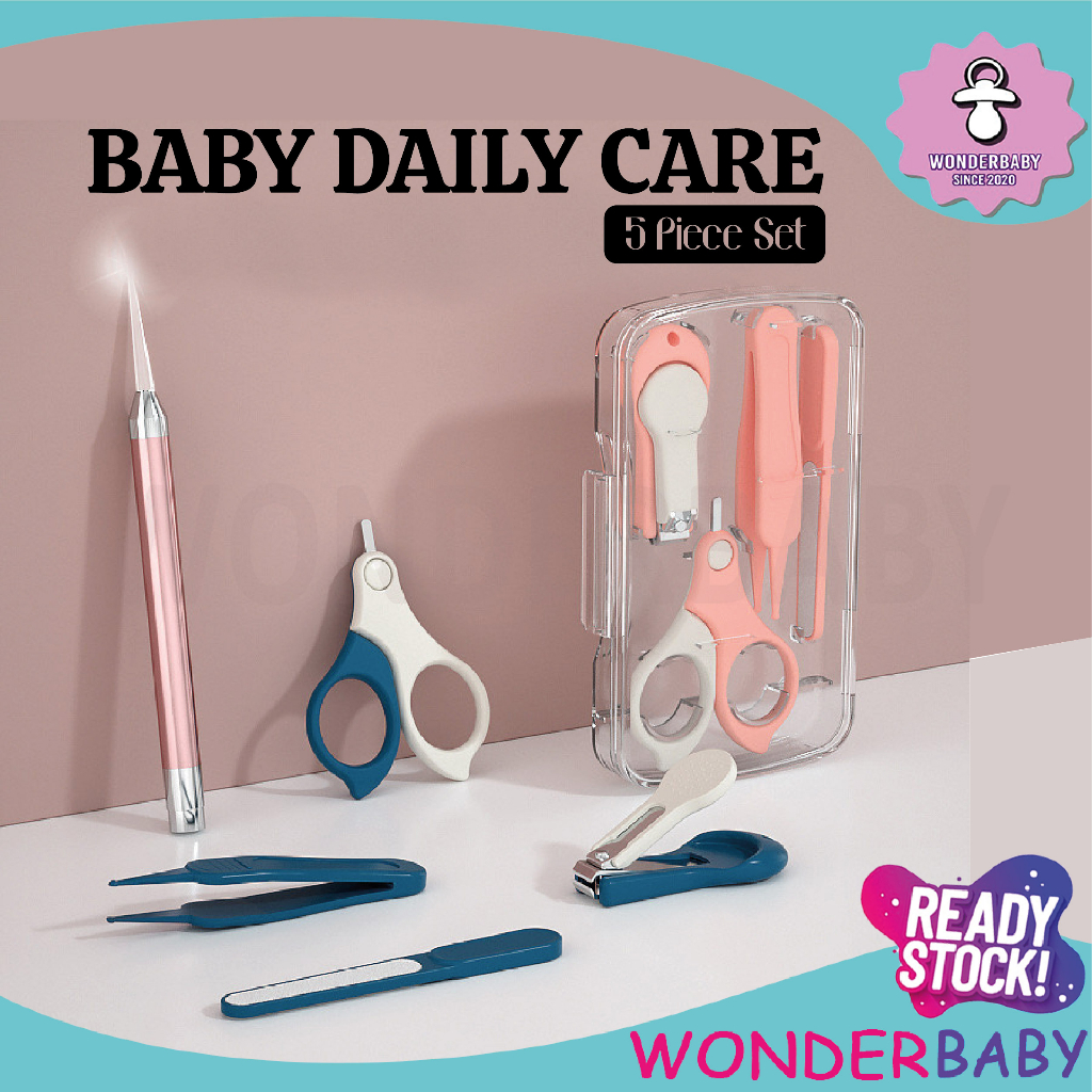 Baby Nail Cutter 4-in-1 Grooming Kit | Kids Infant Nail Clipper ...