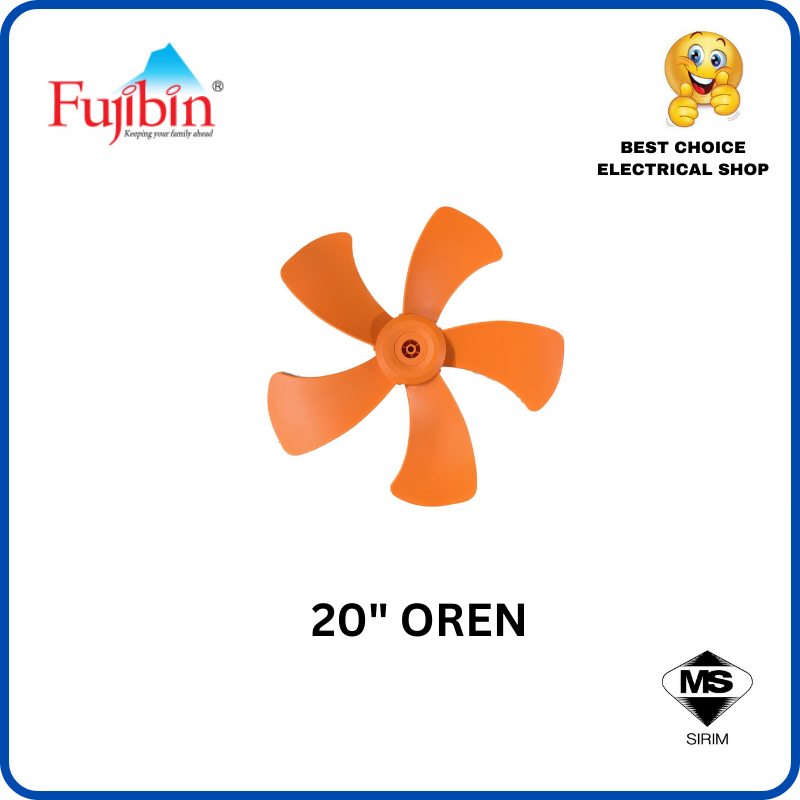 [ORIGINAL] Fujibin 18"/20" fan blade only ABS 5 blade use for Wall Fan ...