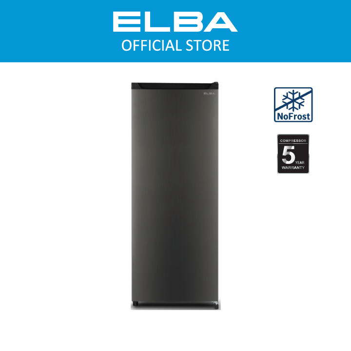 ELBA 220L Upright Freezer EUF-N2288FF(BS) - No Frost Technology, 5 ...