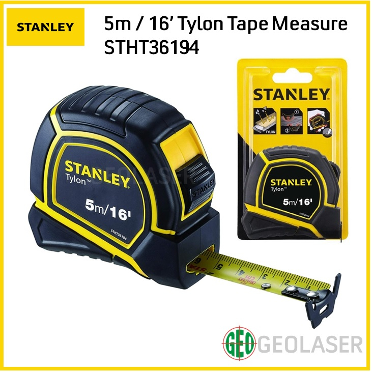 STANLEY 3M / 5M / 8M Tylon Measurement Tape 36195 (STHT36193 STHT36194 ...