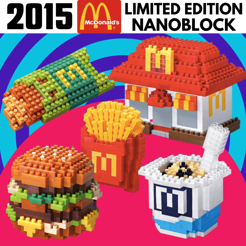NANOBLOCK MCDONALD PREMIUM COLLECTION YEAR 2015 (ORIGINAL) HOBBY HOBI LIMITED STOCK LIMITED ...