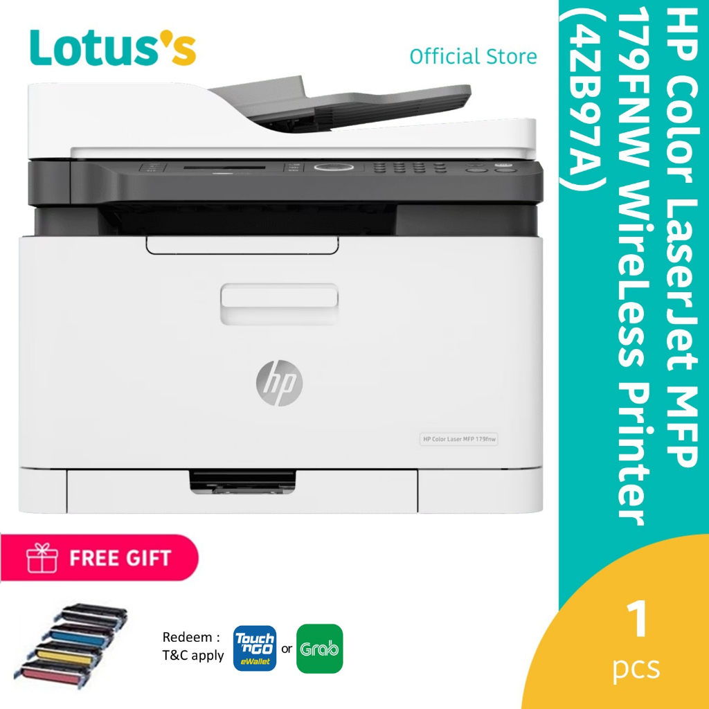 HP Color LaserJet MFP 179FNW Wireless Printer [4ZB97A] | Shopee Malaysia