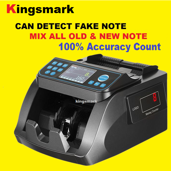 KINGSMARK VALUE COUNTER MONEY NOTE COUNTER MACHINE ( MIX ALL VALUE ...