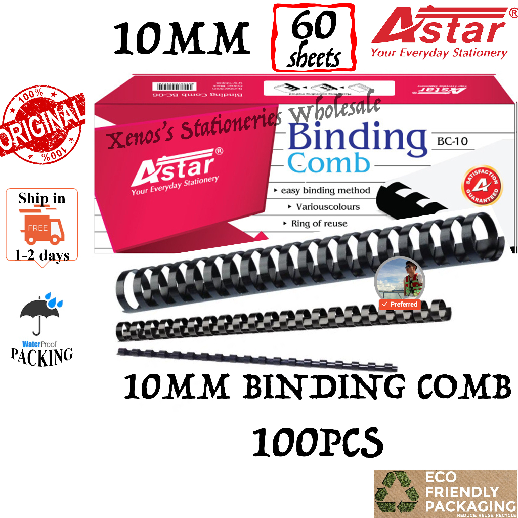 ASTAR Binding Comb 6mm/ 8mm/ 10mm/ 12mm/ 14mm 16mm/ 18mm/ 20mm/ 22mm ...