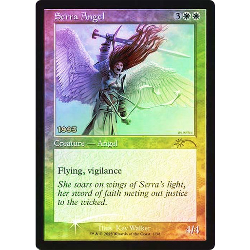 MTG Serra Angel (Magic 30th anniversary retro Foil) | Shopee Malaysia