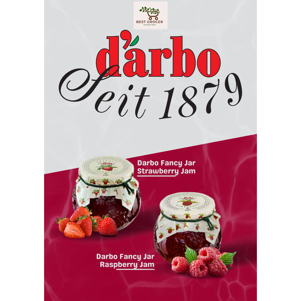 Darbo Strawberry / Raspberry Jam 640g | Shopee Malaysia