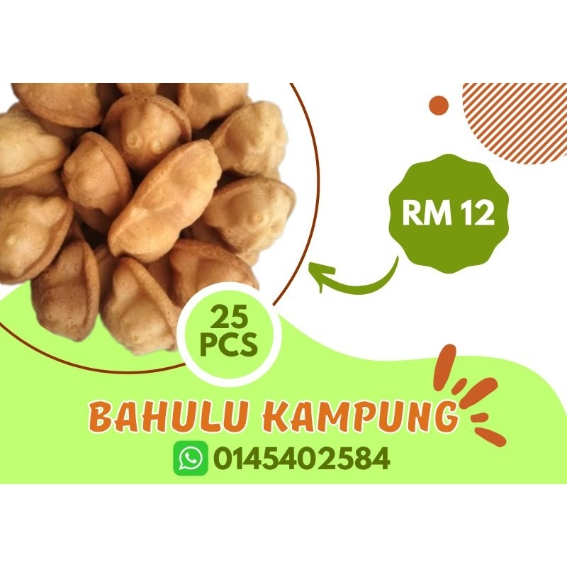 Bahulu kampung tradisional - 25pcs | Shopee Malaysia