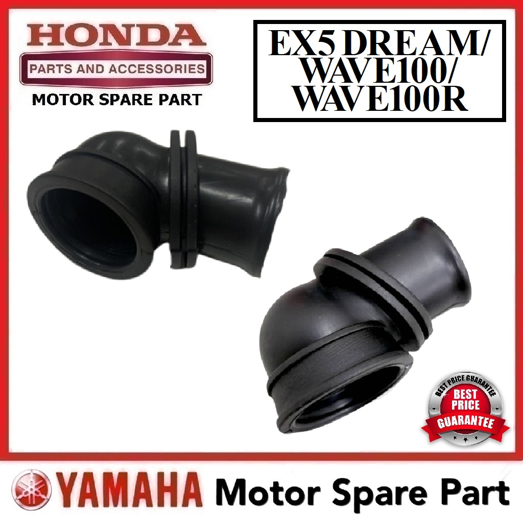 HONDA WAVE100 / EX5 DREAM / EX5 CLASS AIR HOSE // JOINT PENYAMBUNG PIPE JOIN AIR CLEANER FILTER ...