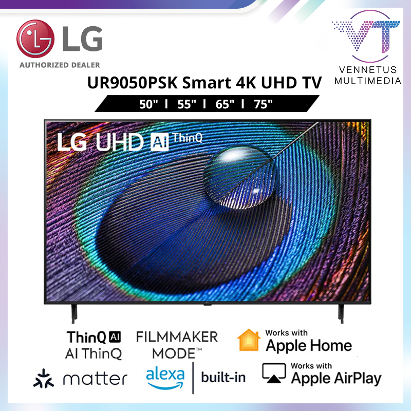 [FREE SHIPPING] LG 50" 55" 65" 4K HDR10 UHD Super Slim with α5 Gen5 AI ...