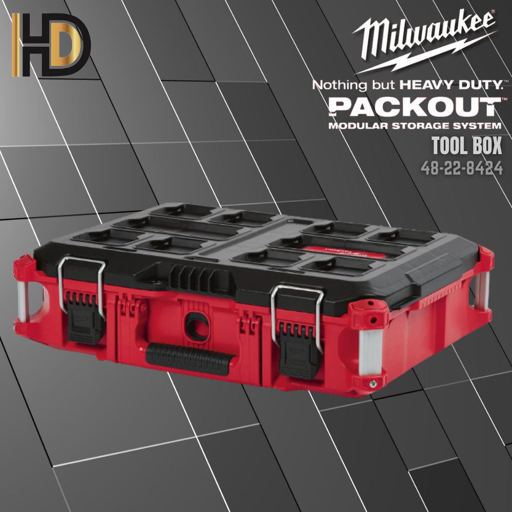 Milwaukee PACKOUT Tool Box 48-22-8424 | Shopee Malaysia