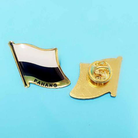 Pahang State Flag Collar Pin Press Pin with logo Pahang Negeri Malaysia ...