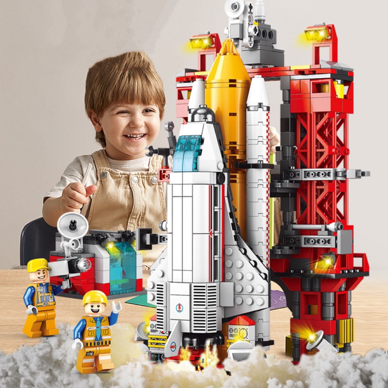 1000PCS Gift for Kids Space Shuttle Building Blocks Educational Toys ...