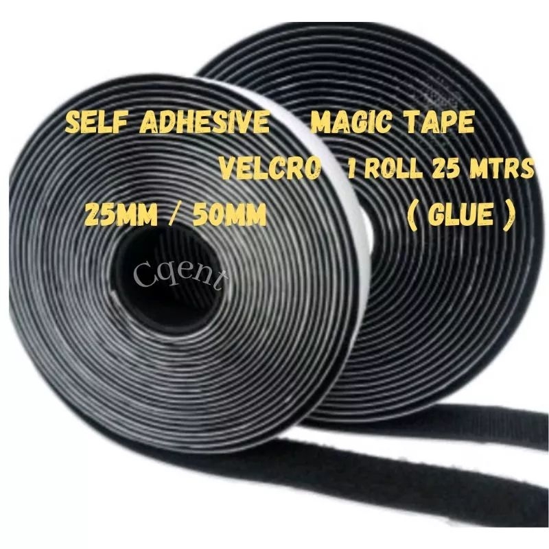 1 Roll 25 meters Velcro Self Adhesive Tape Velcro Tape Magic Tape Roll ...