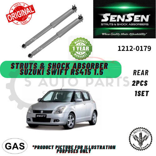 SUZUKI SWIFT RS415 1.5-1.6 (REAR 2PCS) 100% ORIGINAL SENSEN STRUTS ...