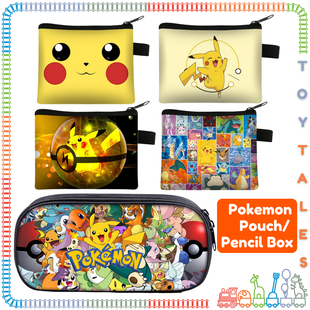 ToyTales 🍭 POKEMON WALLET 🍭Kids Purse Cartoon Mini Bag Portable Coin ...