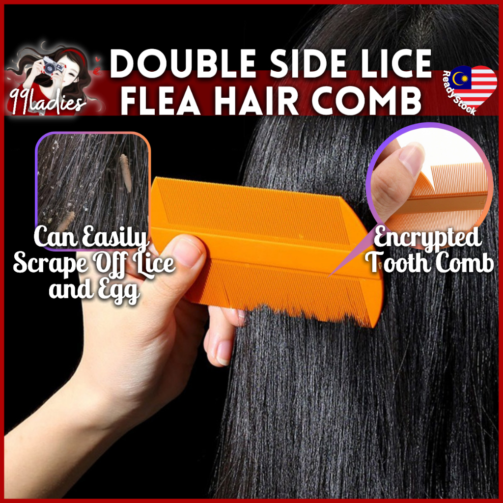 1 pc Lice Flea Comb hair massage Sikat Kutu Rambut 虱子梳 | Shopee Malaysia