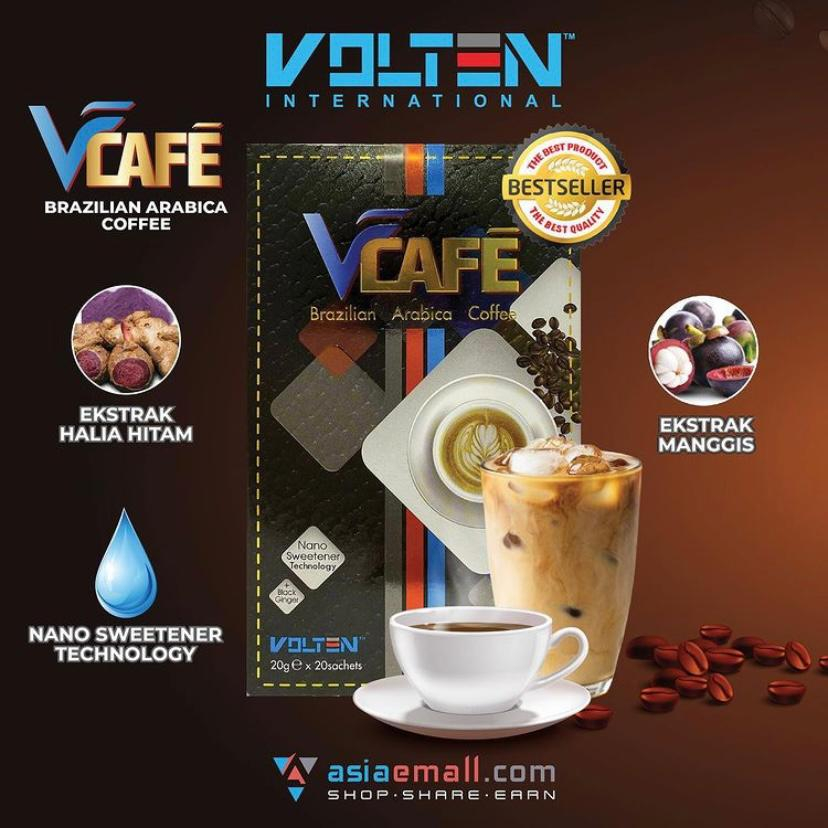 24 Hour Shipping🔥Volten Vcafe Brazilian Arabica Coffee🔥Black Tea🔥Vr4🔥 ...
