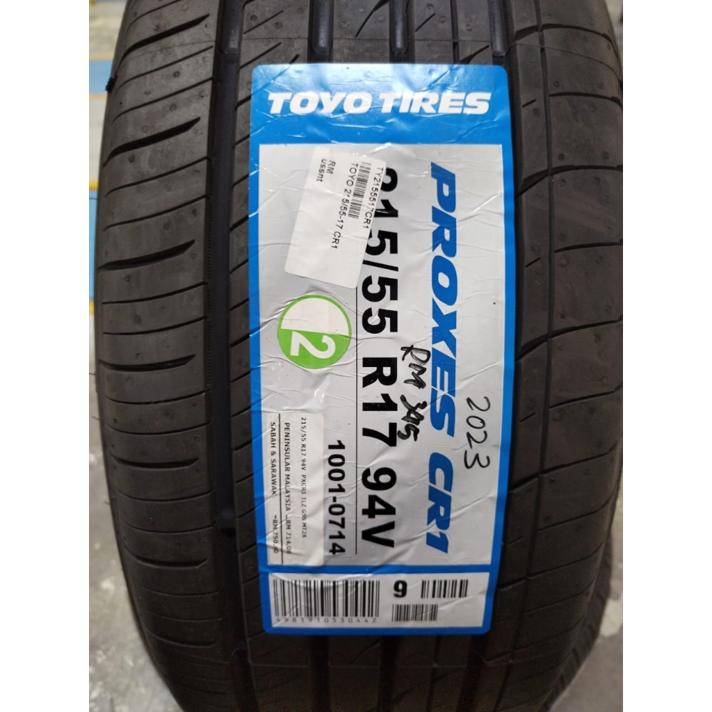 TOYO CR1 215/55R17 NEW TYRE | Shopee Malaysia