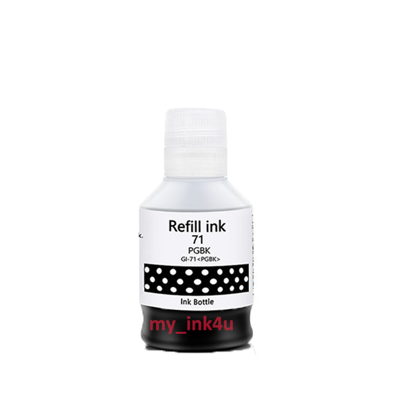 Canon Gi- 71 gi71 Pigment ink Bottles for PrinterG1020 G2020 G3020 ...