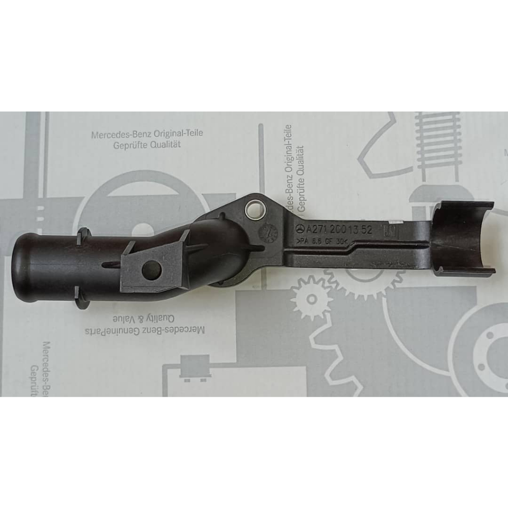 Mercedes Benz Original 2712001352 Water Pipe Oil Cooler to Cylinder ...
