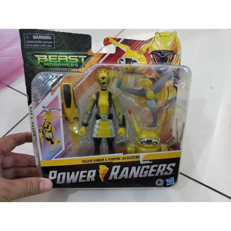Hasbro Power Rangers Beast Morphers - Yellow Ranger & Morphin Jax ...