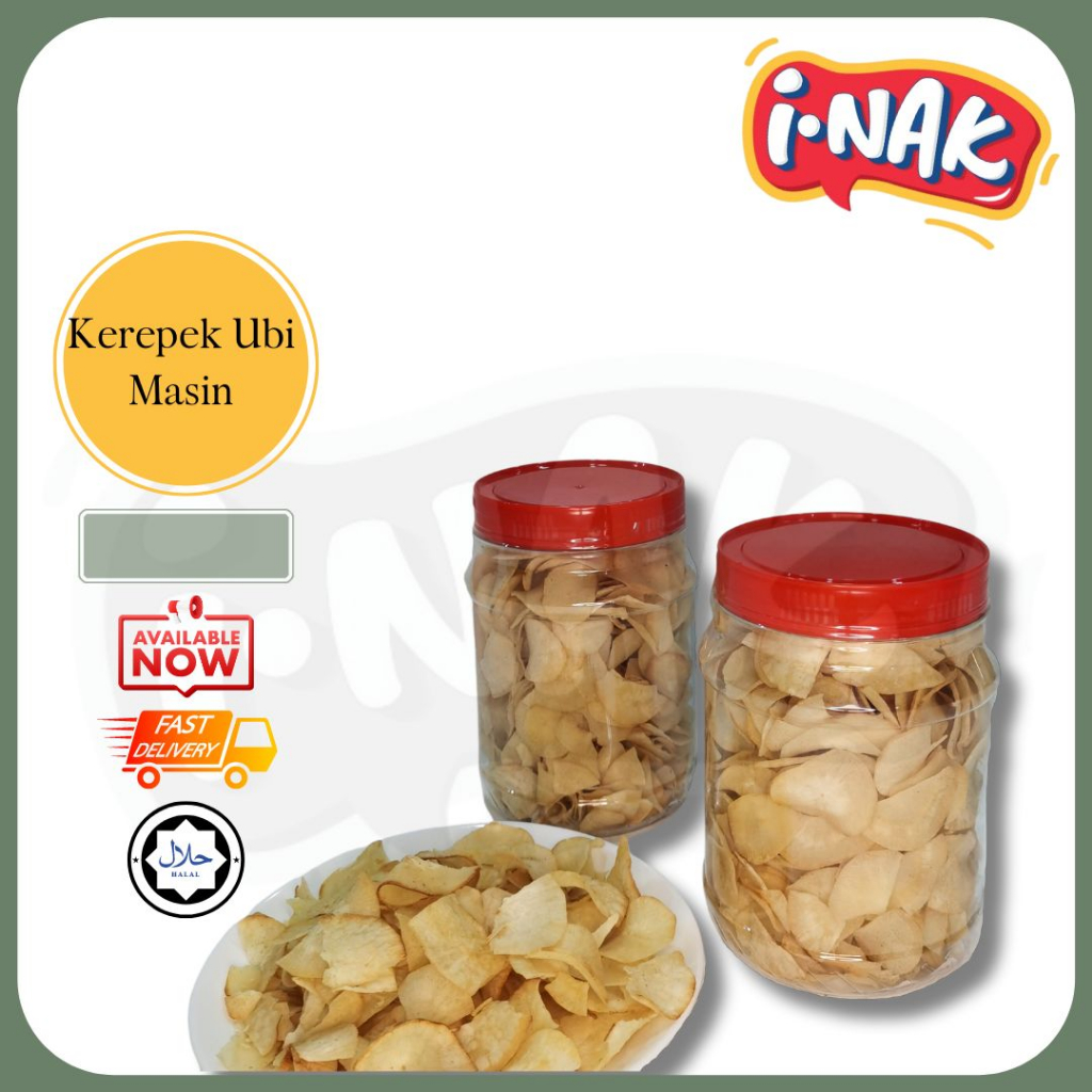 [Halal] [Ready Stock] Kerepek Ubi Masin / Original Tapioca Chips ...