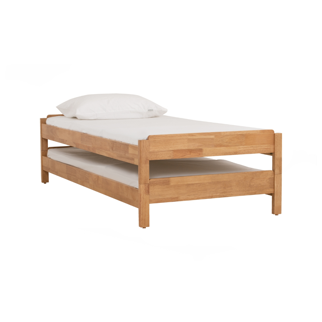 LANCCO Japandi Katil Muji Bedframe Katil Murah Stackable Single bed ...