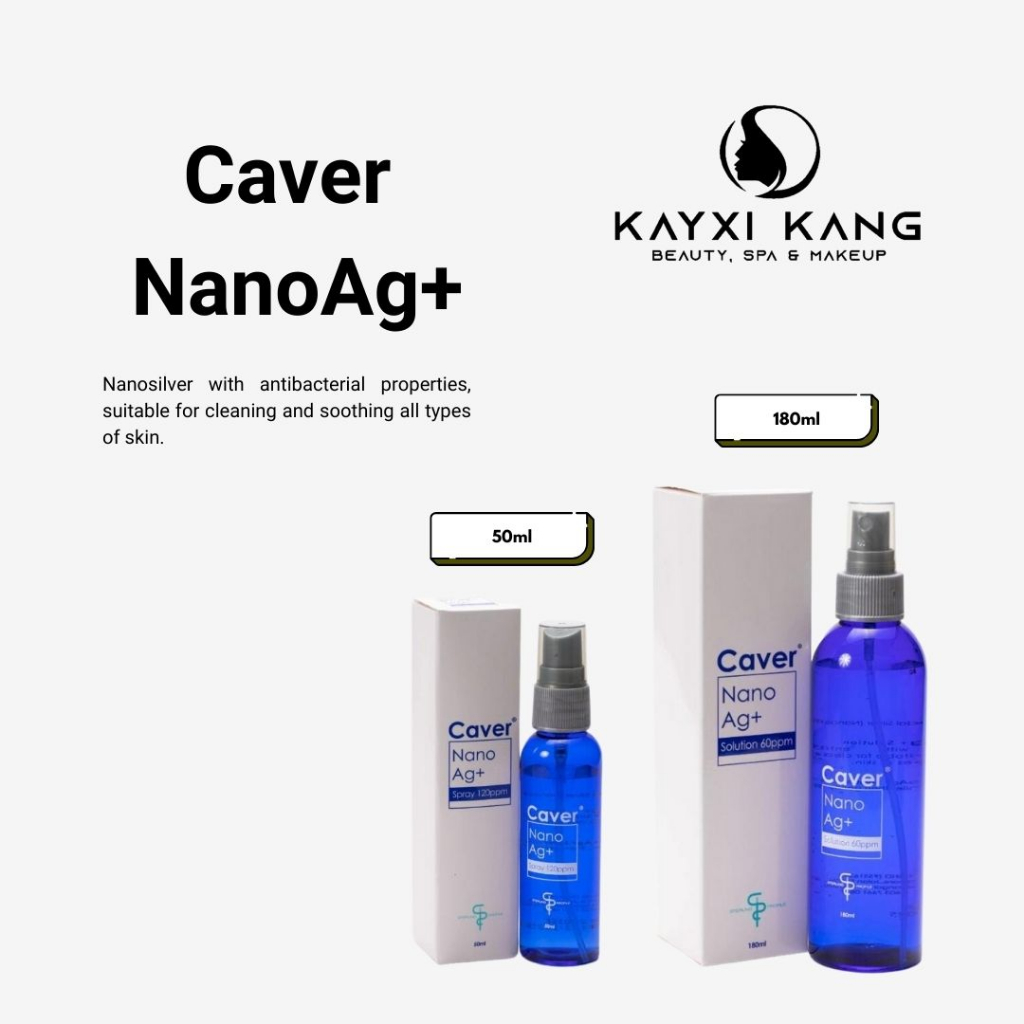 CAVER NANO AG+ SPRAY 120PPM 50ML / WASH 60PPM 180ML | Shopee Malaysia