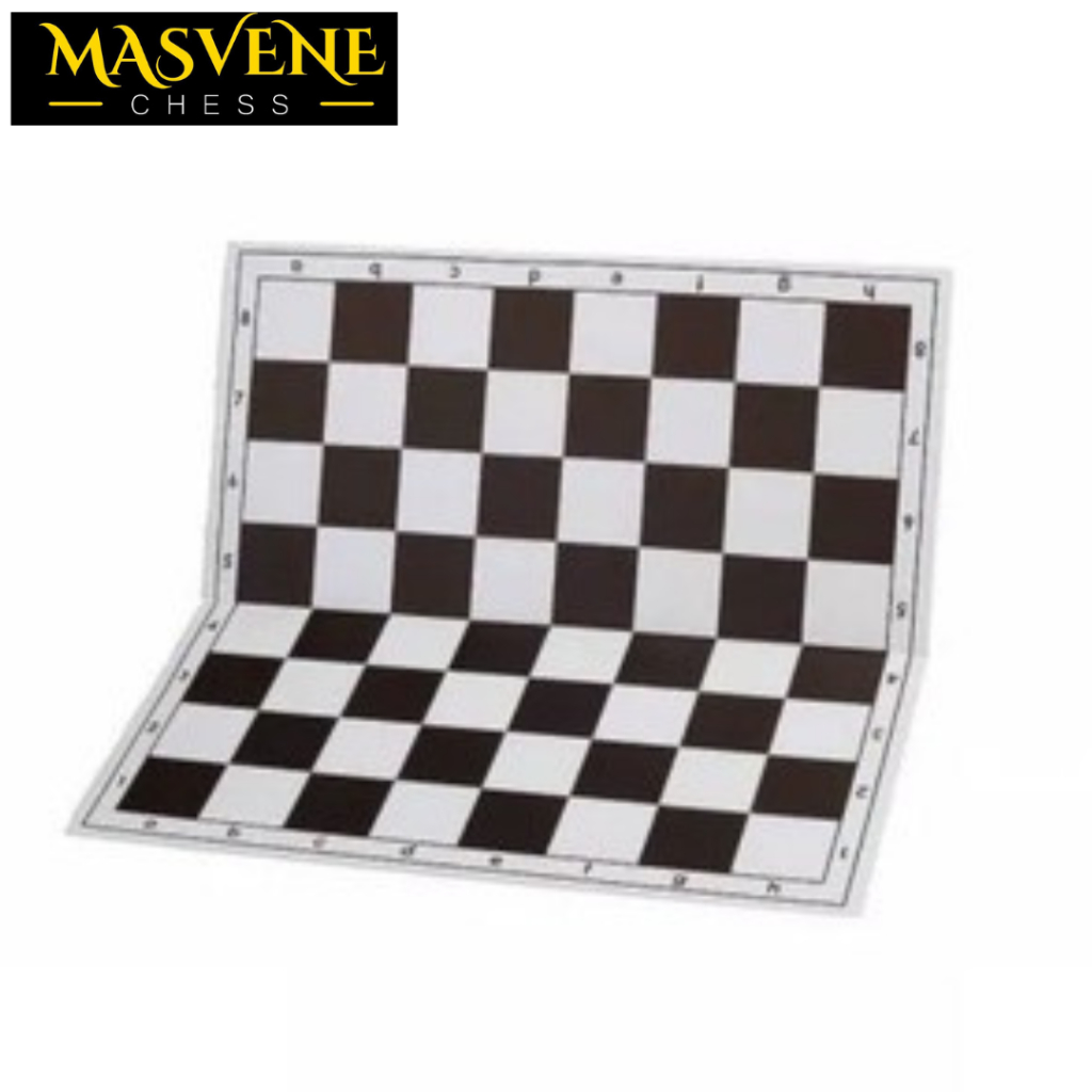 PVC Chess Folding Cardboard (Board Only) // Two-Fold, (51cm/ 20 ...