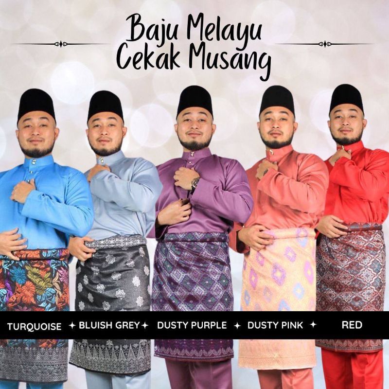 BAJU MELAYU TRADISIONAL CEKAK MUSANG SS~4XL [READY STOCK] | Shopee Malaysia