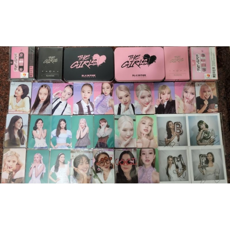 Blackpink The Game OST The Girls BPTG POB Photocard jisoo Jennie Rosé ...