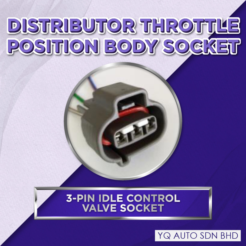 🔥Distributor Thorttle Position Body Socket (ATP-Z009) - 3-PIN IDLE ...