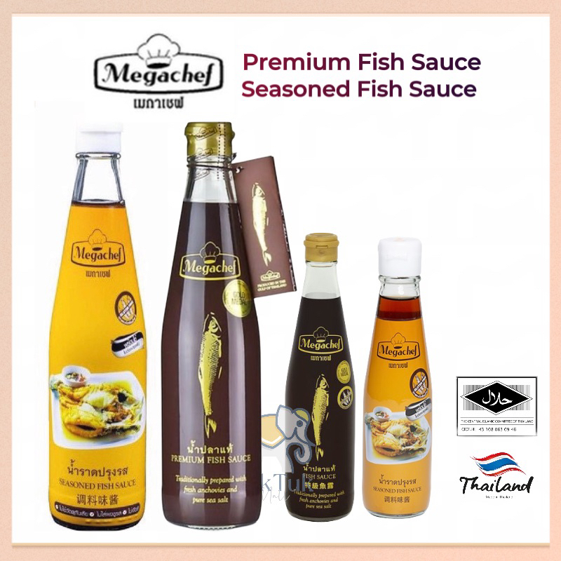 Mega Chef 👩‍🍳 Premium/ Seasoned Fish Sauce Product of Thailand | Shopee ...