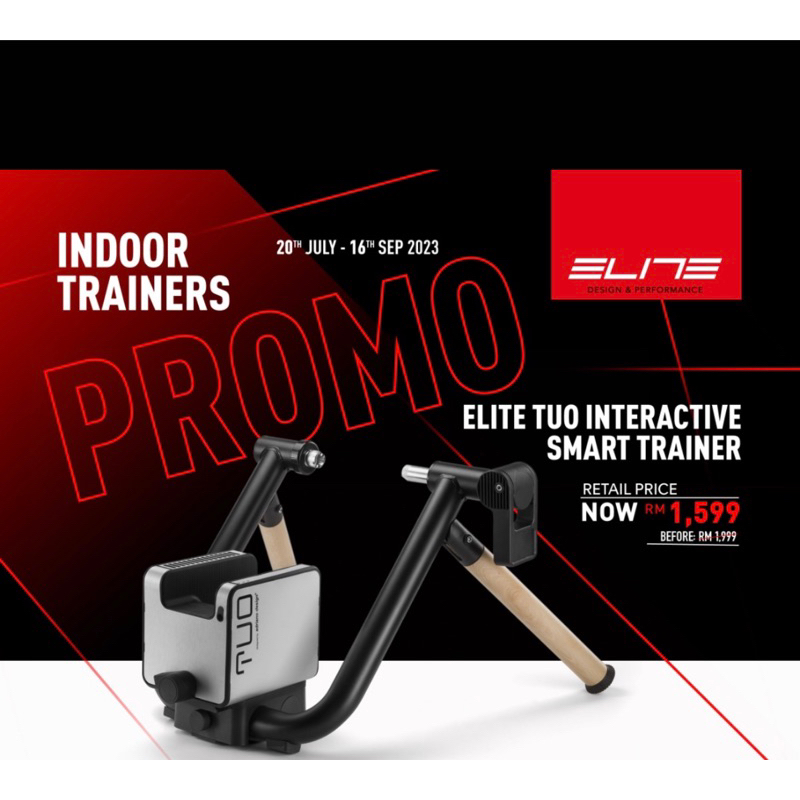 ELITE TUO INTERACTIVE SMART TRAINER BICYCLE TRAINERS Elegance and ...