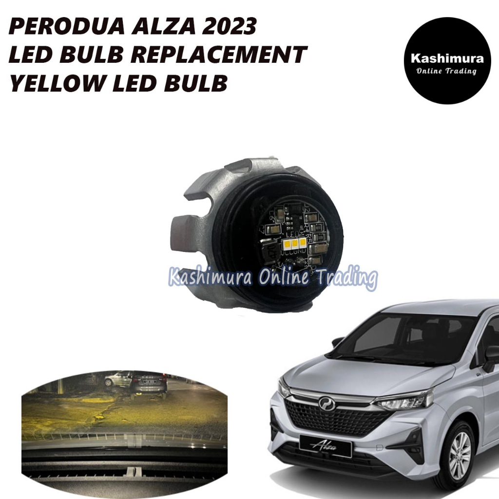 DLAA PERODUA ALZA 2023 LED BULB REPLACEMENT | Shopee Malaysia