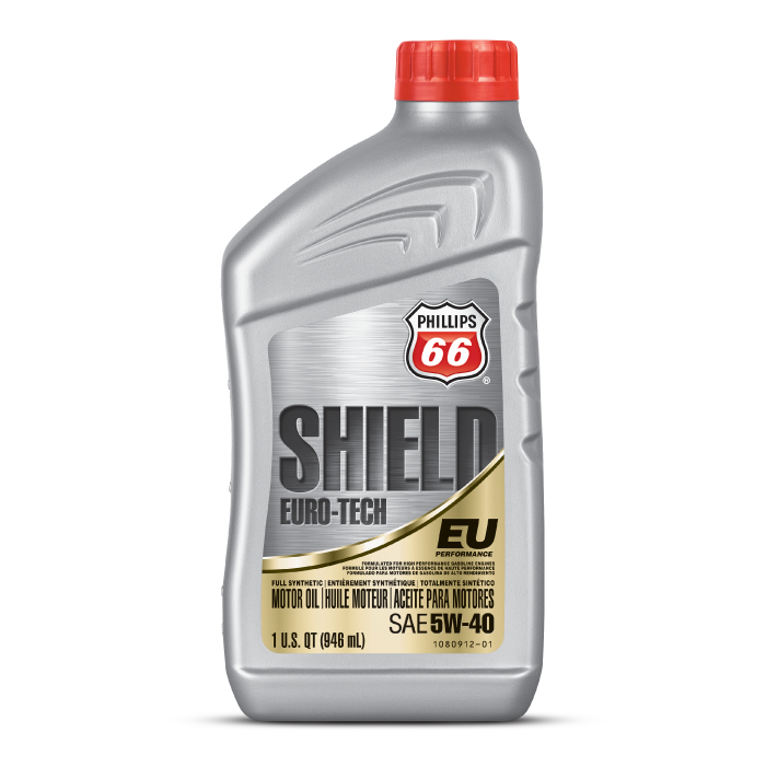 PHILLIPS 66 SHIELD® EURO-TECH 5W40 PREMIUM FULL-SYNTHETIC GASOLINE ...