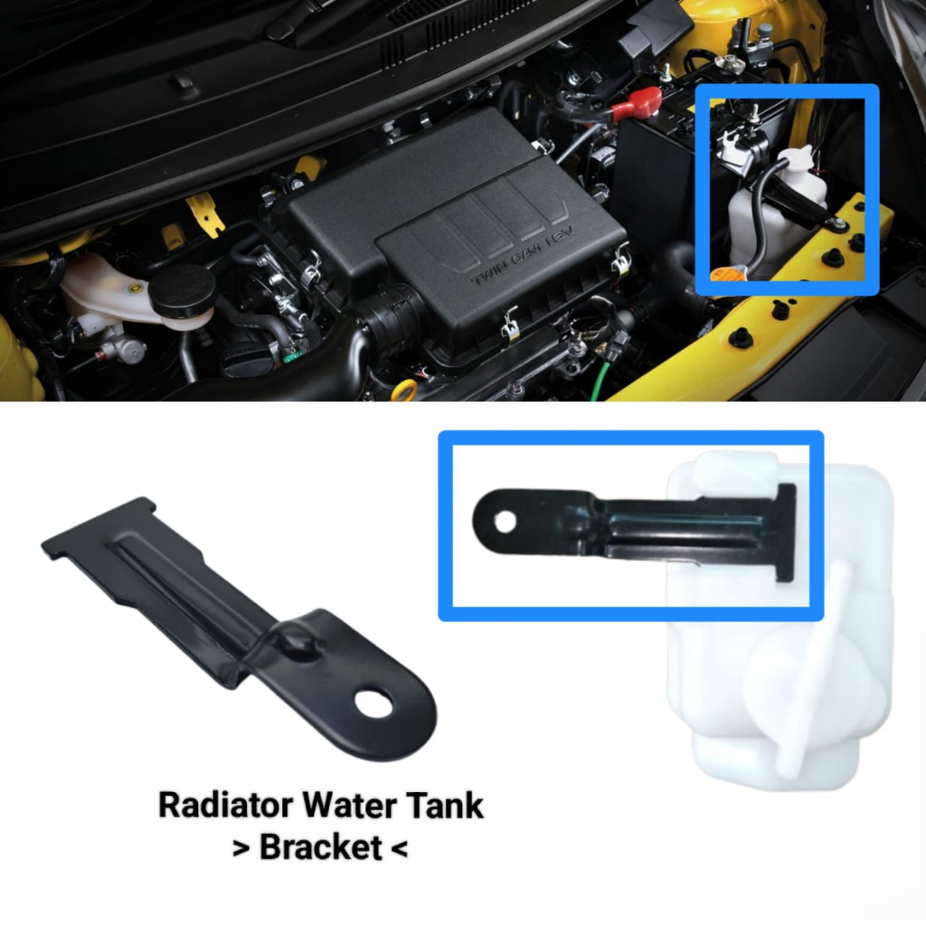 Perodua Myvi / Alza Radiator Spare Tank / Water Tank (CAP & HOSE) Or ...