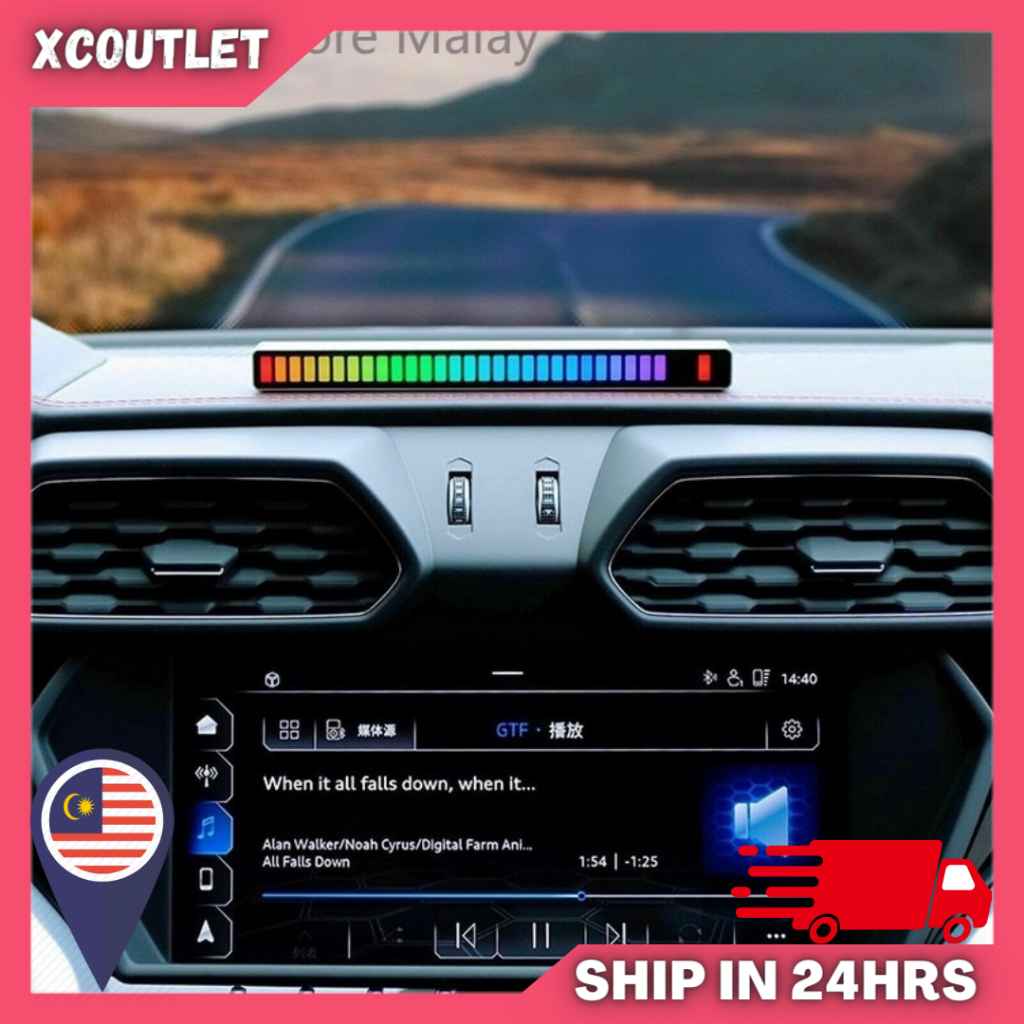 LED Light Strip RGB Neon Music Rhythm Ambient Voice Activate Sound ...