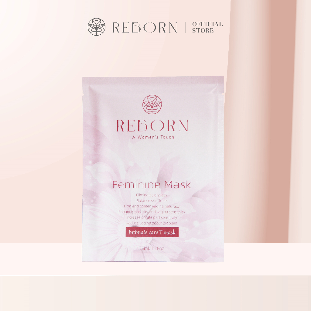 REBORN Feminine Mask (35ml) 1pc - Balance Skin Tone & Moisturizing ...