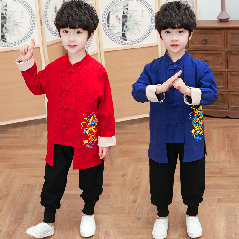 [2-10 Years] daidai (Ready Stock) CNY Boy Suit Kid Long Sleeve ...