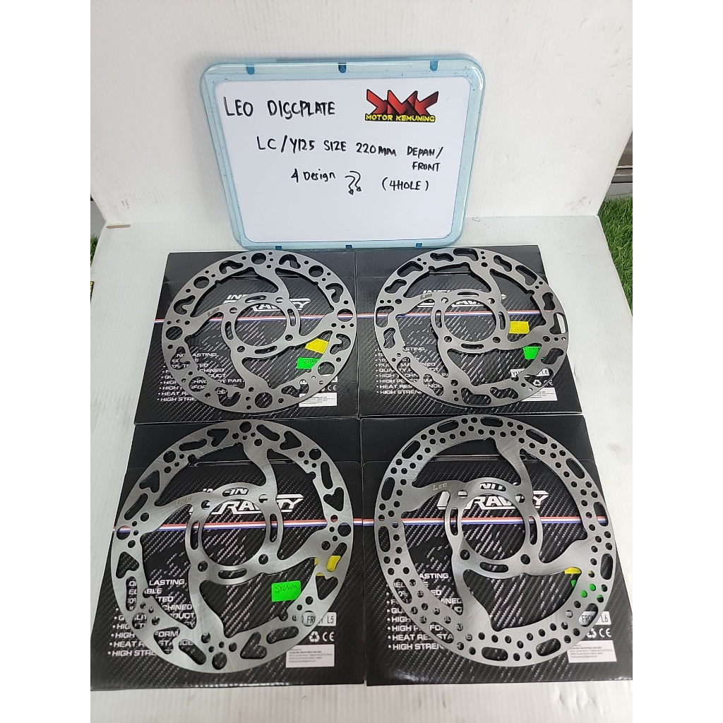 ORIGINAL LEO FRONT DISC PLATE 220MM 245MM 267MM YAMAHA 125Z 125ZR Y15 ...