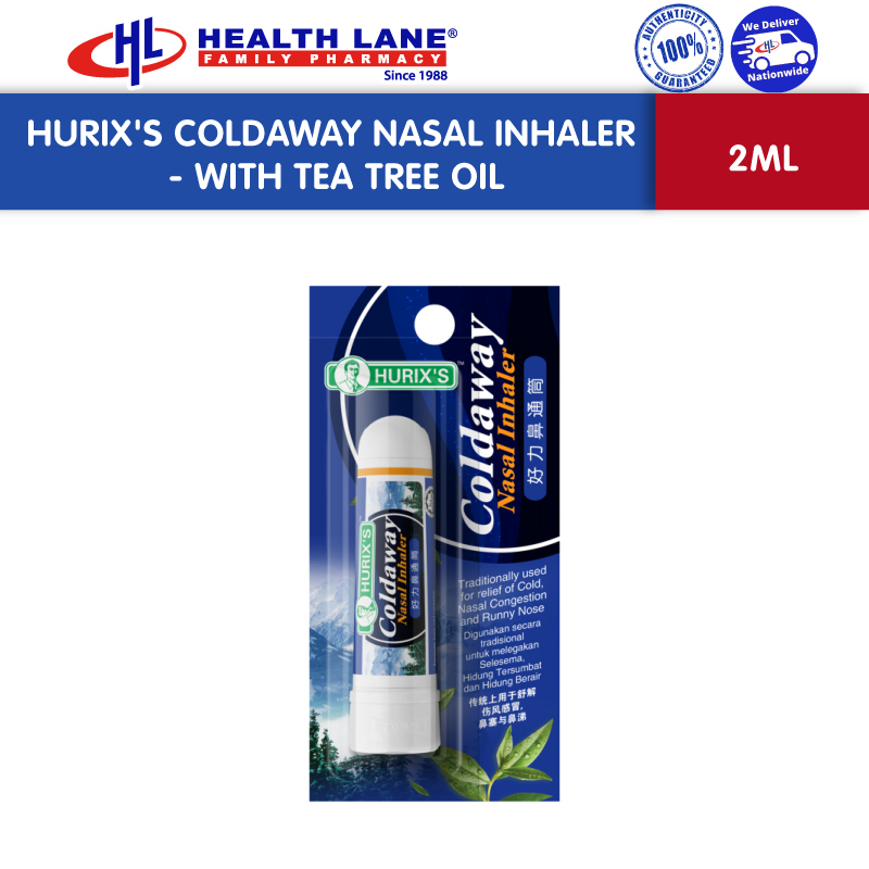 HURIX'S COLDAWAY NASAL INHALER (2ML) | Shopee Malaysia