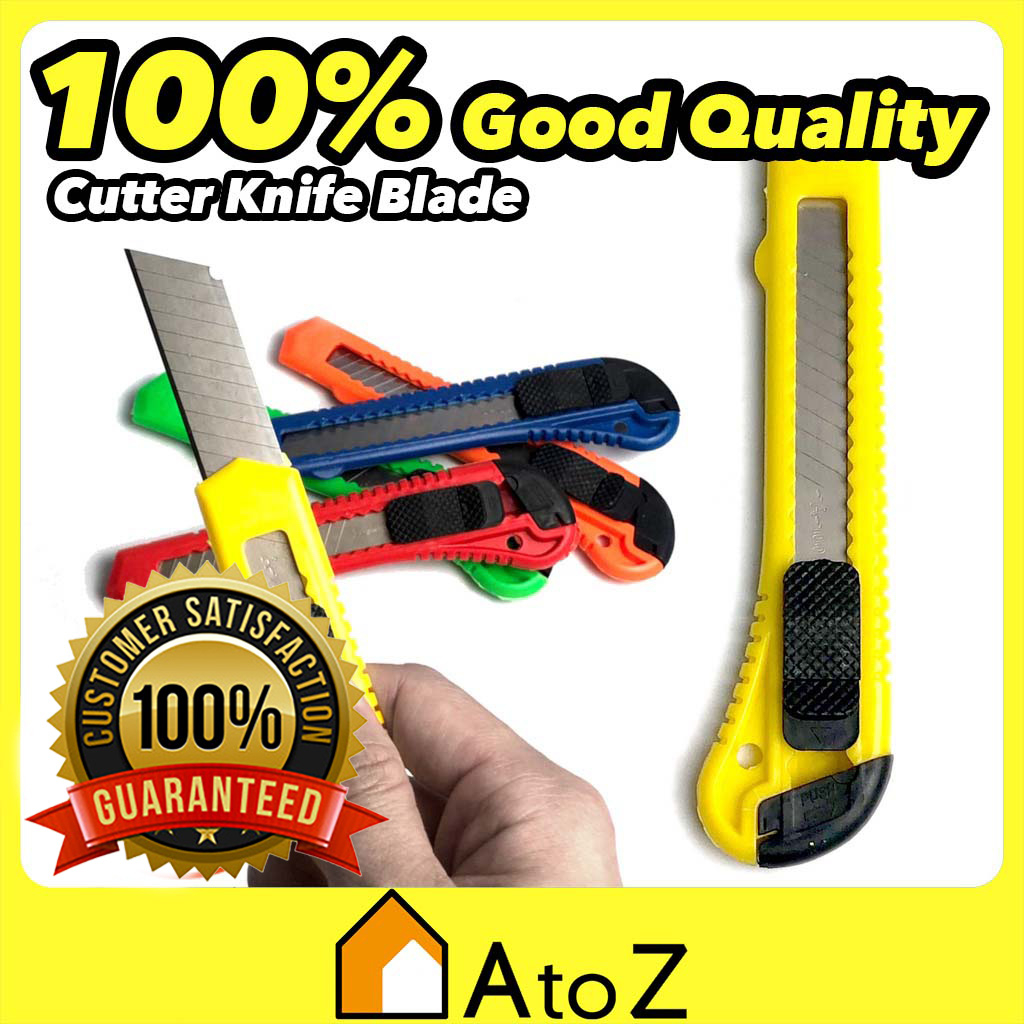 18mm Cutter Knife Paper Cut Blade / Pisau Pemotong / Pisau Tolak ...