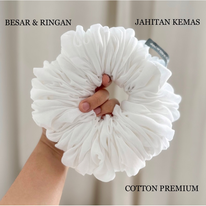 BRIDE COTTON SCRUNCHIE [premium quality ] | Shopee Malaysia
