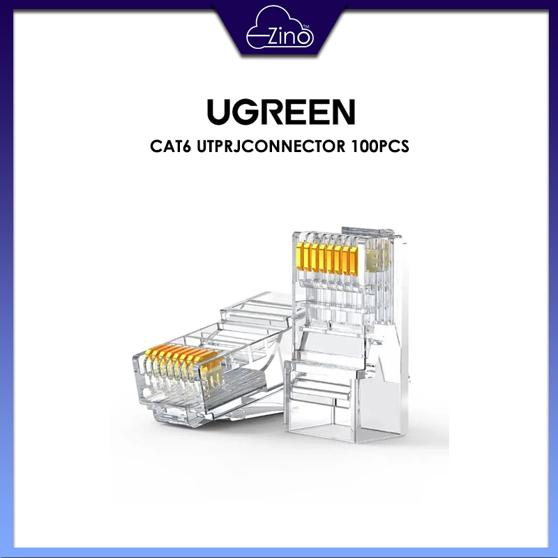 UGREEN CAT 6 UNSHIELDED RJ45 MODULAR PLUGS 100-PACK | Shopee Malaysia