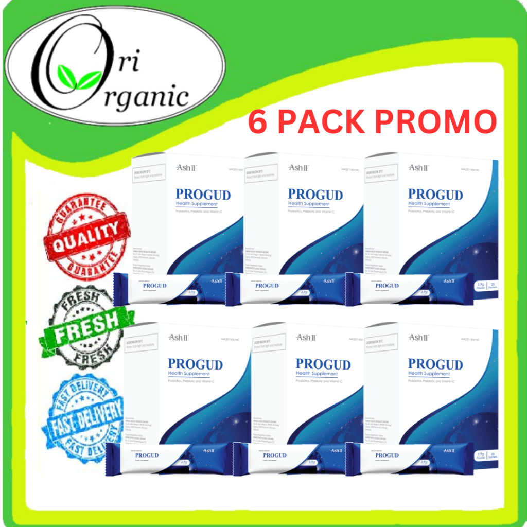 【VEGAN PROBIOTIC】6x ASH II PROGUT PROBIOTIC 3.9g x 20 sachet Exp 2/2027 ...