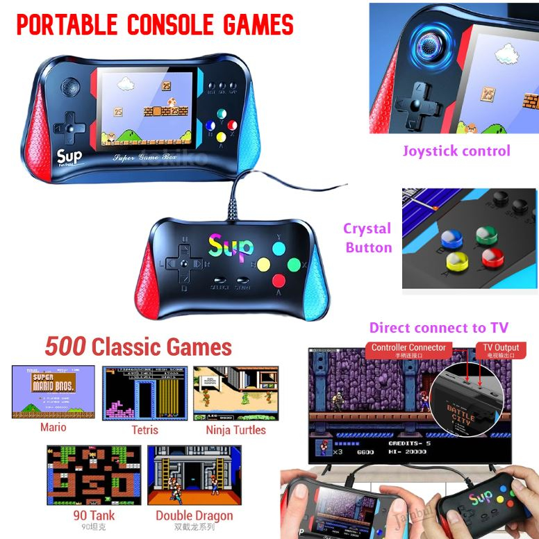 #Readystock 00 Classic Gamesboy 3.5 Inci LCD Skrin Mini Gameboy Retro ...