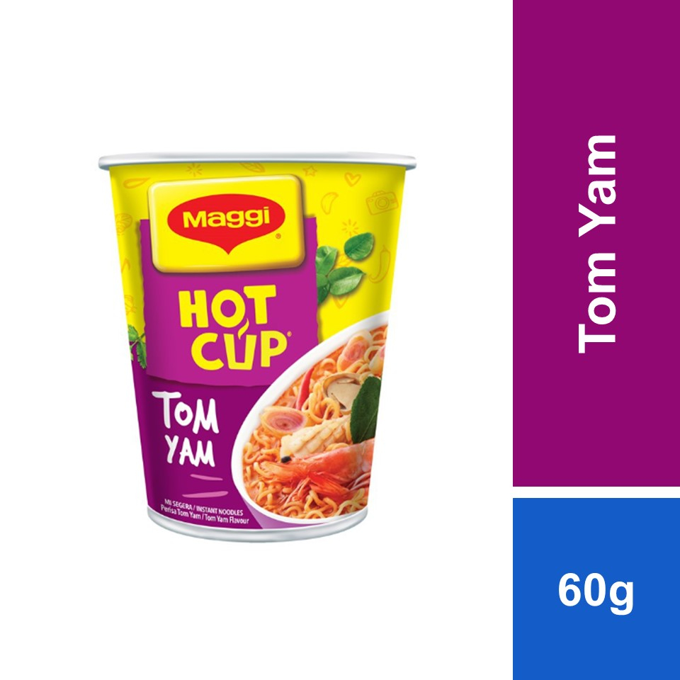 MAGGI Hot Cup Tom Yam 60g (Halal) | Shopee Malaysia