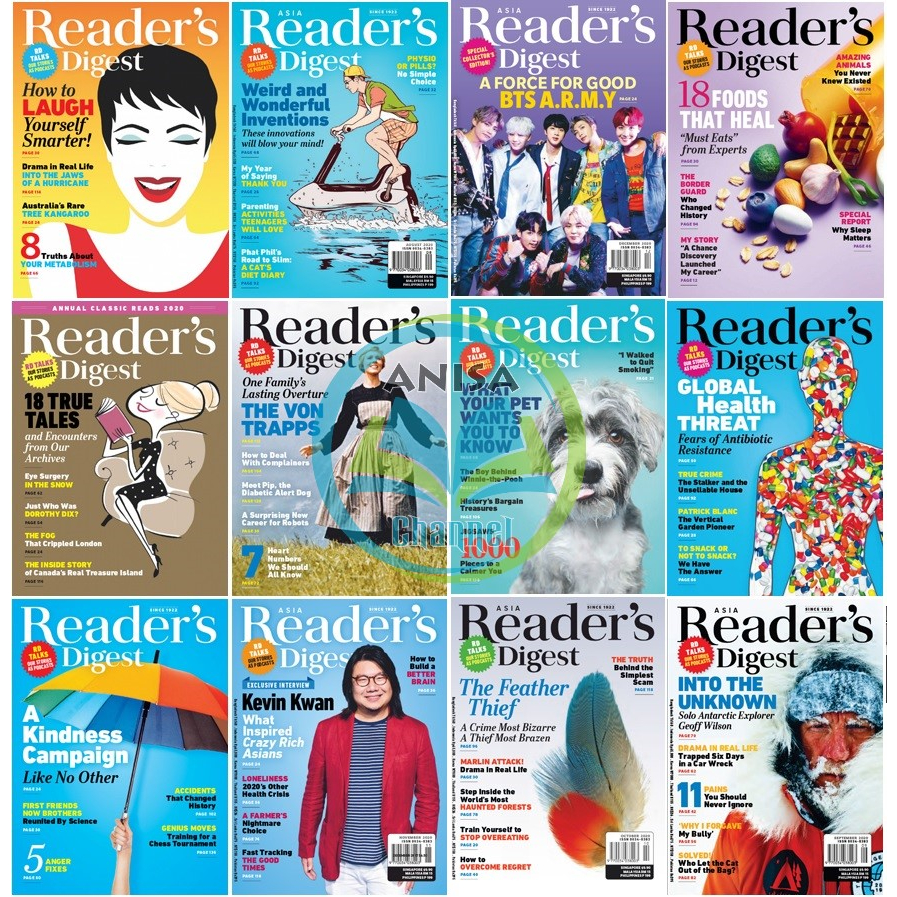 [eMagazine/PDF] Reader's Digest Asia - 2020 Full Year Issues Collection ...